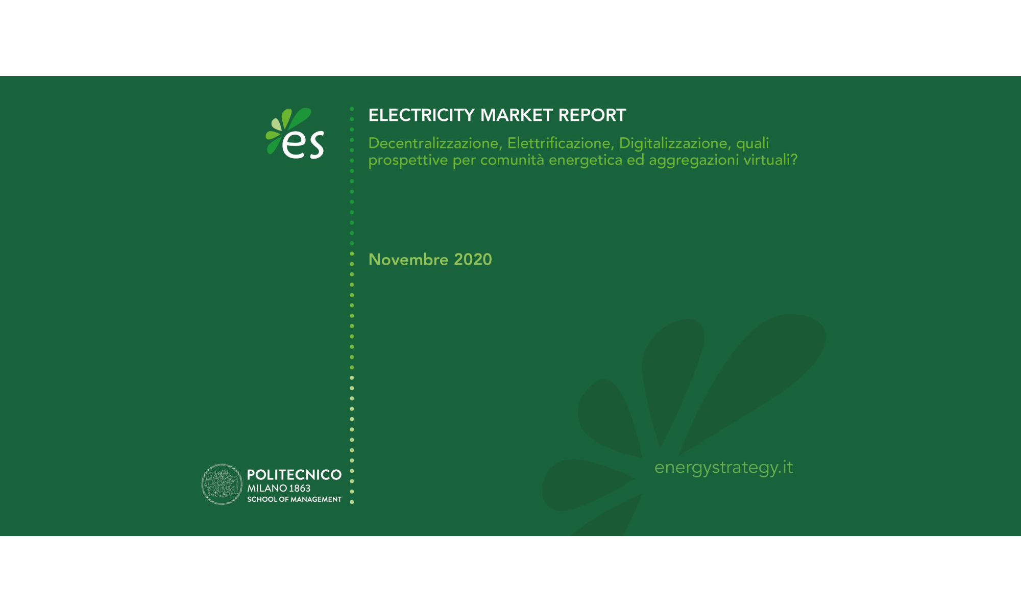 AGSM parteciperà all'Electricity Market Report 2020 - Agsm Per Te